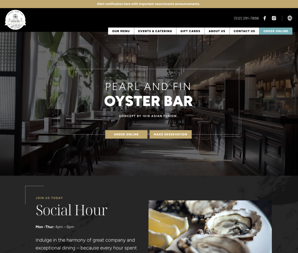 Pearl and Fin Oyster Bar - 1688 Restaurant